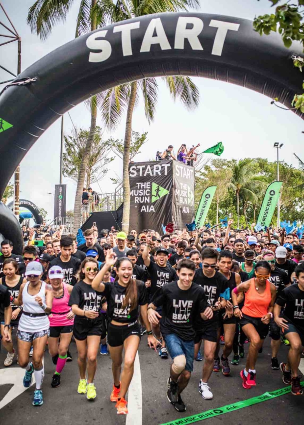 Run, Dance & Party At The Music Run By AIA 2017 Sentosa Singapore