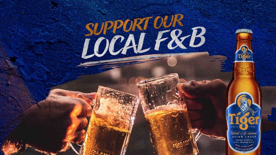 Tiger Beer Pledges $1 Million & Rallies #SupportOurStreets For Local F&B