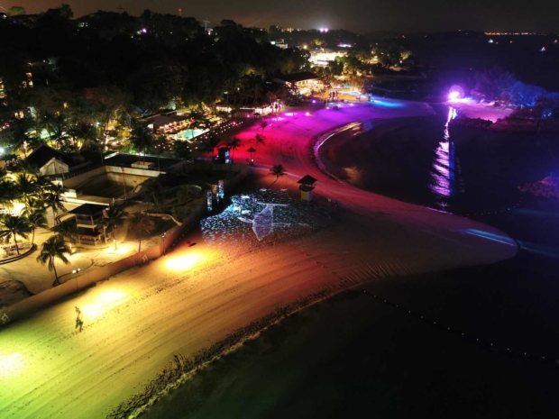 Sentosa Magical Shores - Singapore's First Beach Light Art Attraction