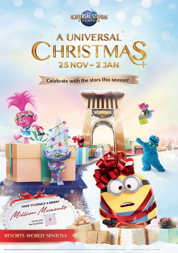 Universal Studios Singapore Christmas 2021 - A Star-studded Celebration