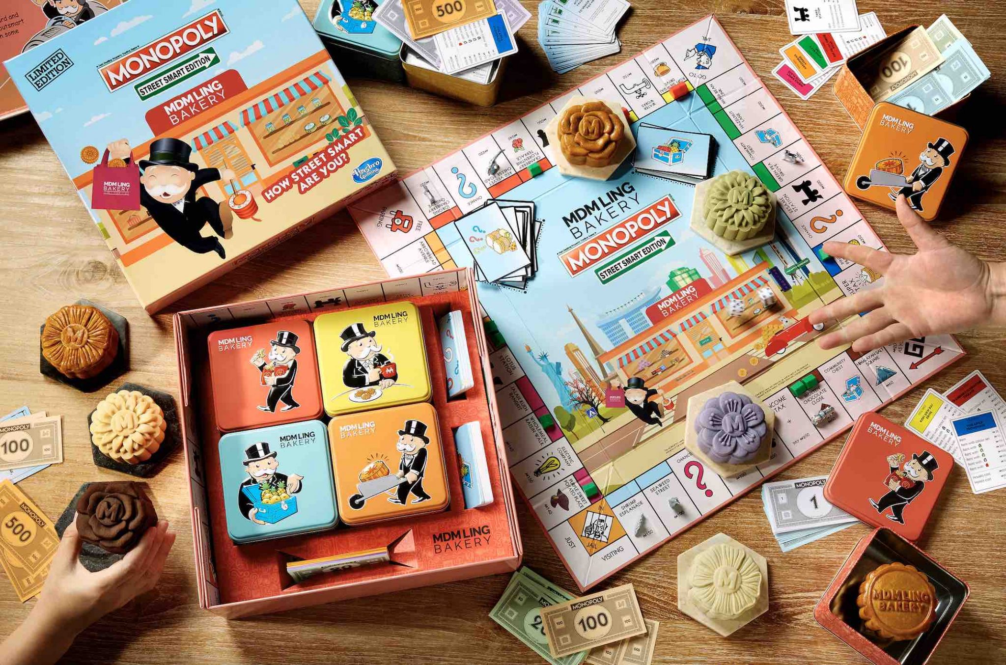World’s 1st Monopoly Mooncake Street Smart Edition By Mdm Ling