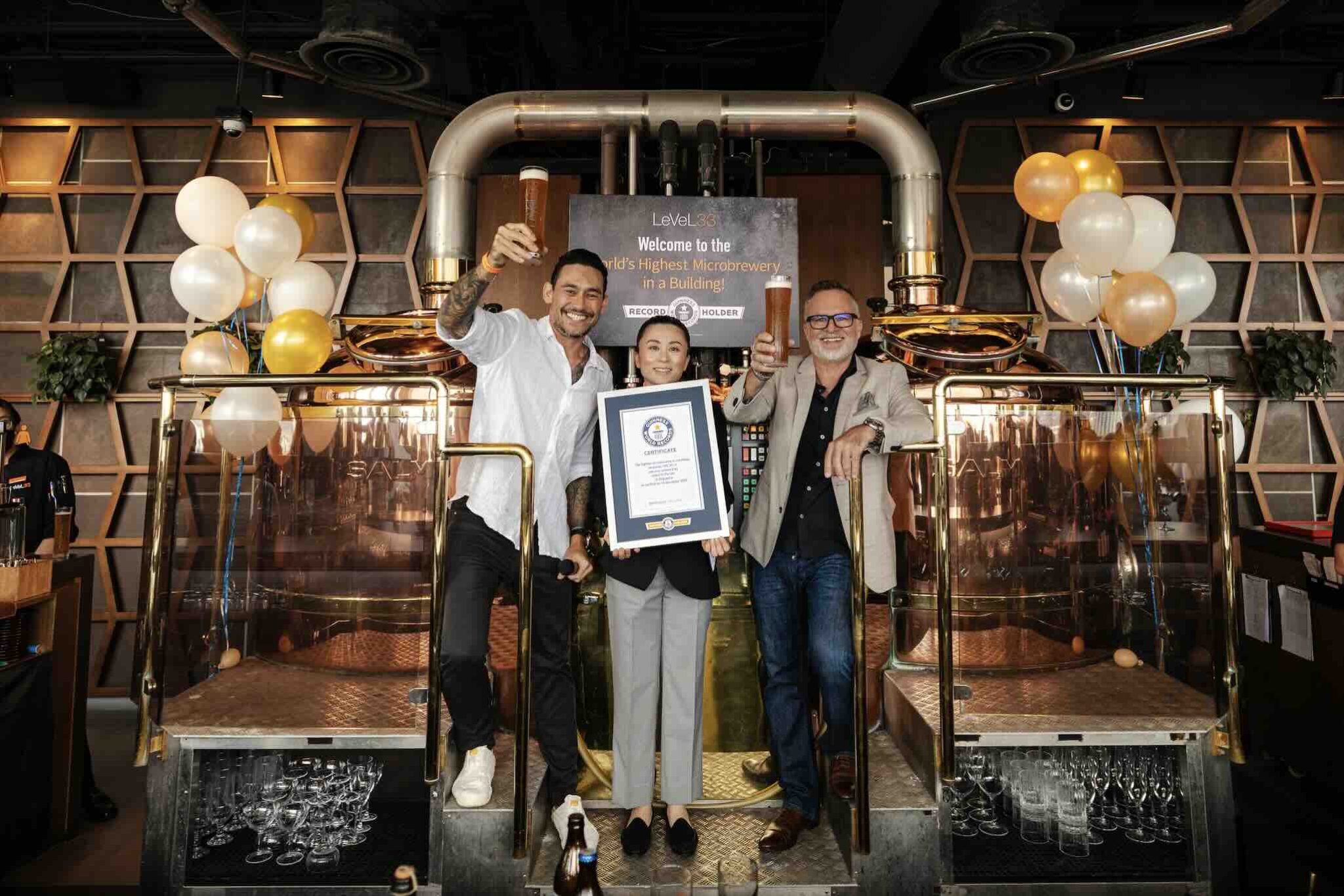 LeVeL33 Singapore Named World’s Highest Microbrewery By Guinness World ...